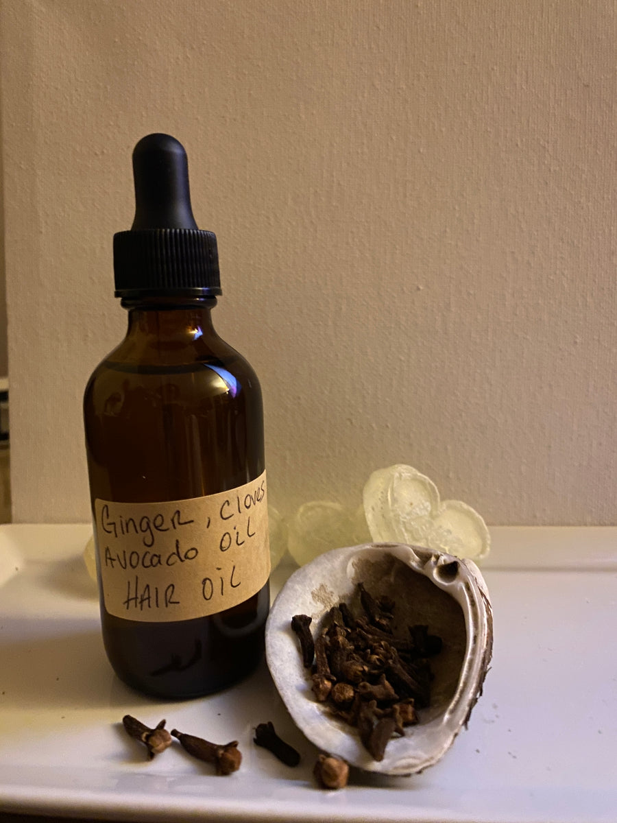 Natural Hair Oil (Clove,Ginger and Avocado) – Gina's Sugar Scrub ...